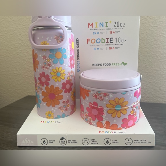 Hydrapeak | Other | Hydrapeak Kids Edition 2z Bottle 8oz Foodie Floral ...